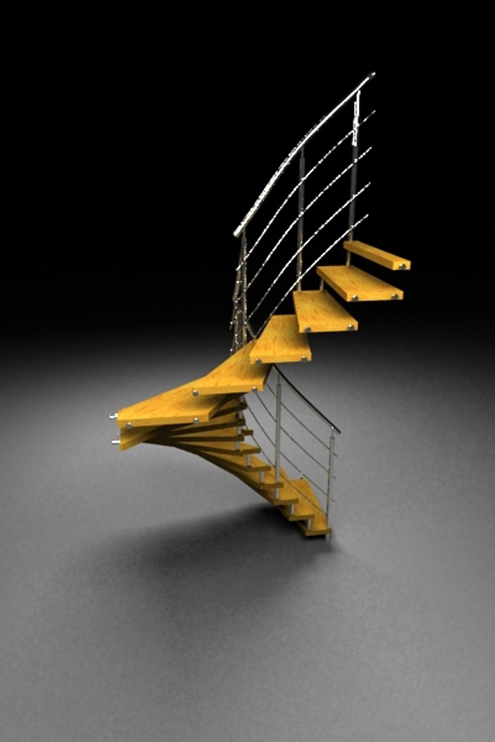 Stairs 3d Max