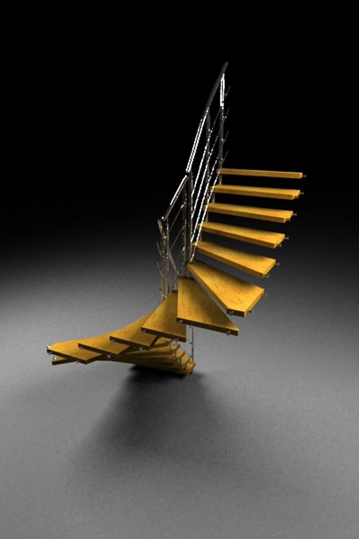 Stairs 3d Max