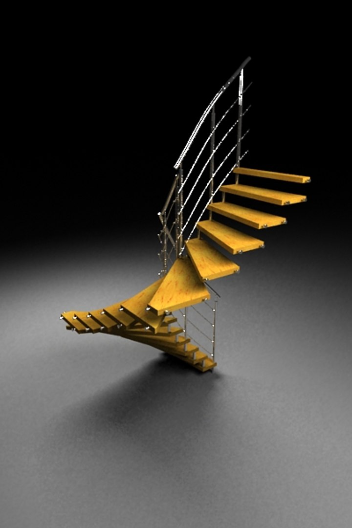 Stairs 3d Max