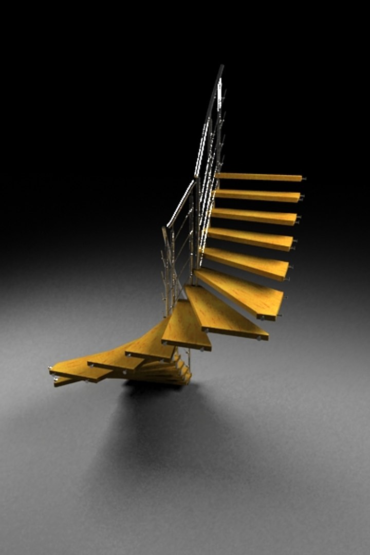 Stairs 3d Max