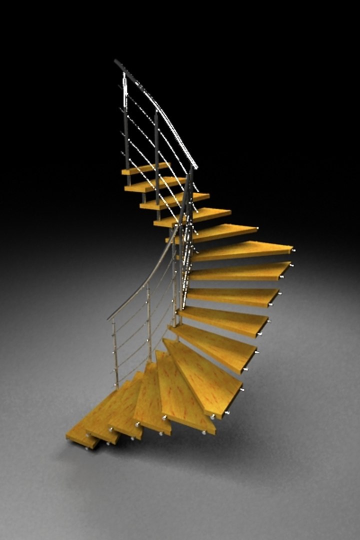Stairs 3d Max