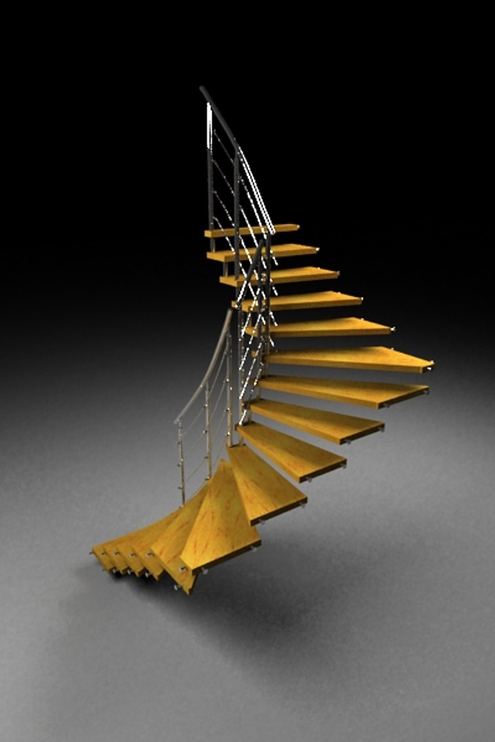 Stairs 3d Max