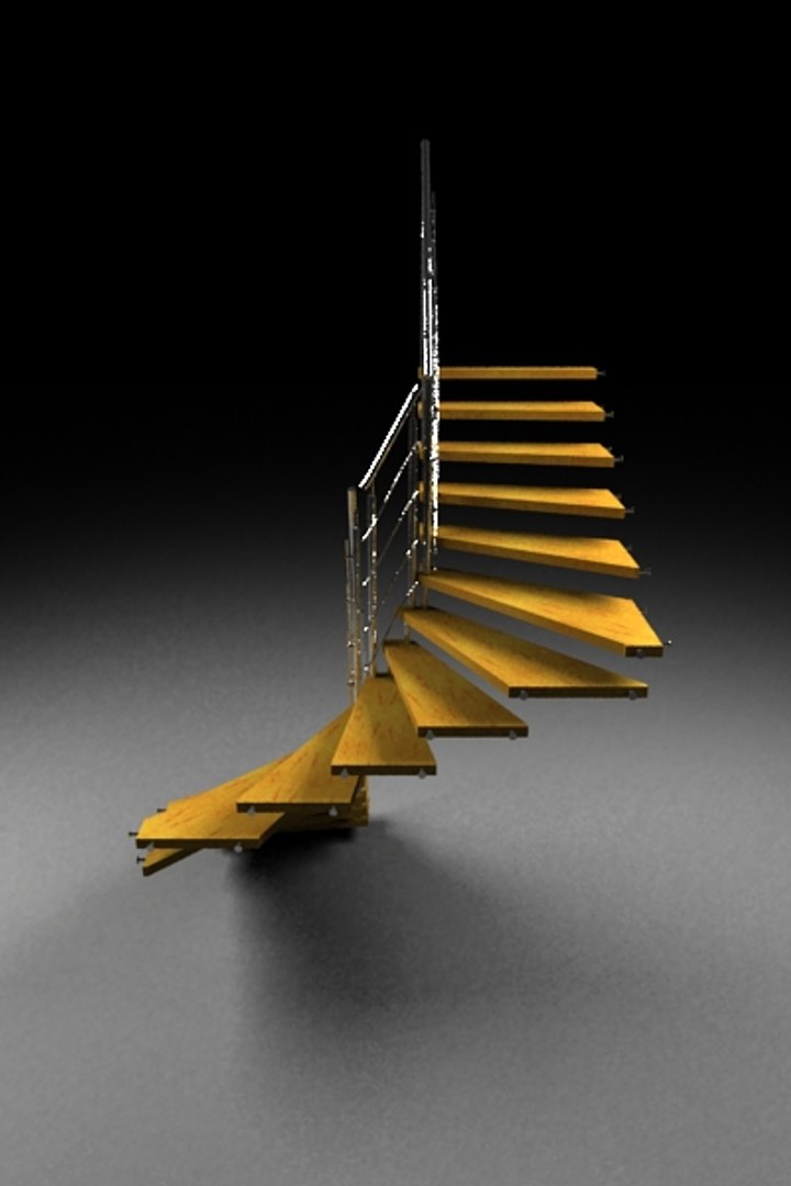 Stairs 3d Max