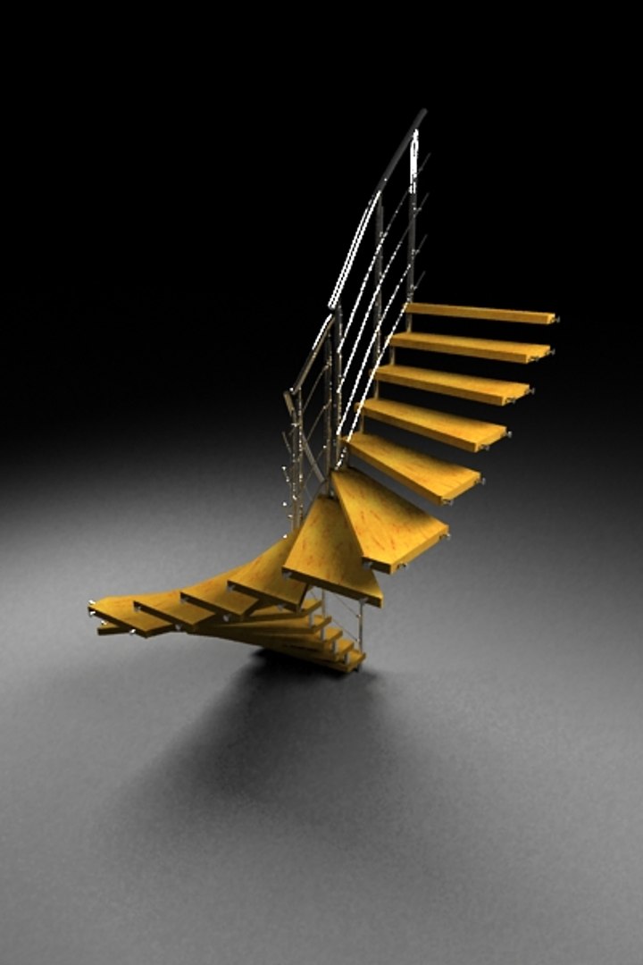 Stairs 3d Max