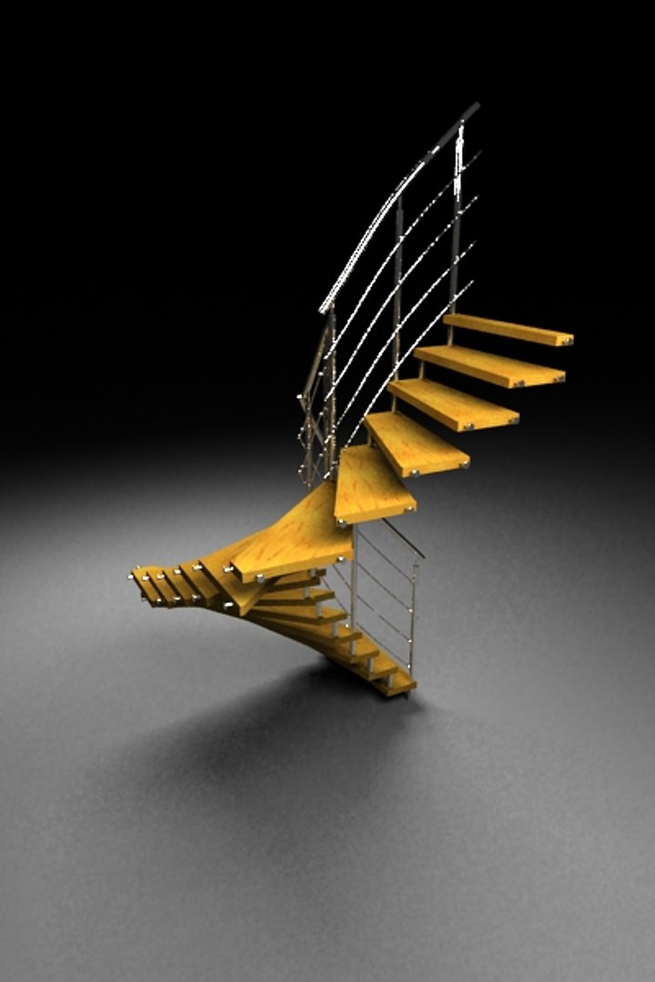 Stairs 3d Max