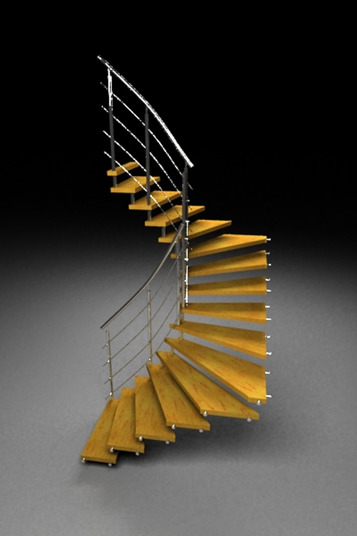 Stairs 3d Max