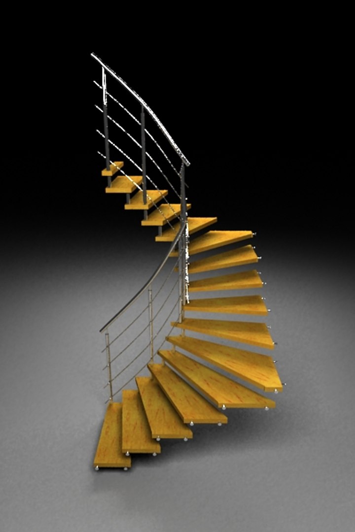 Stairs 3d Max
