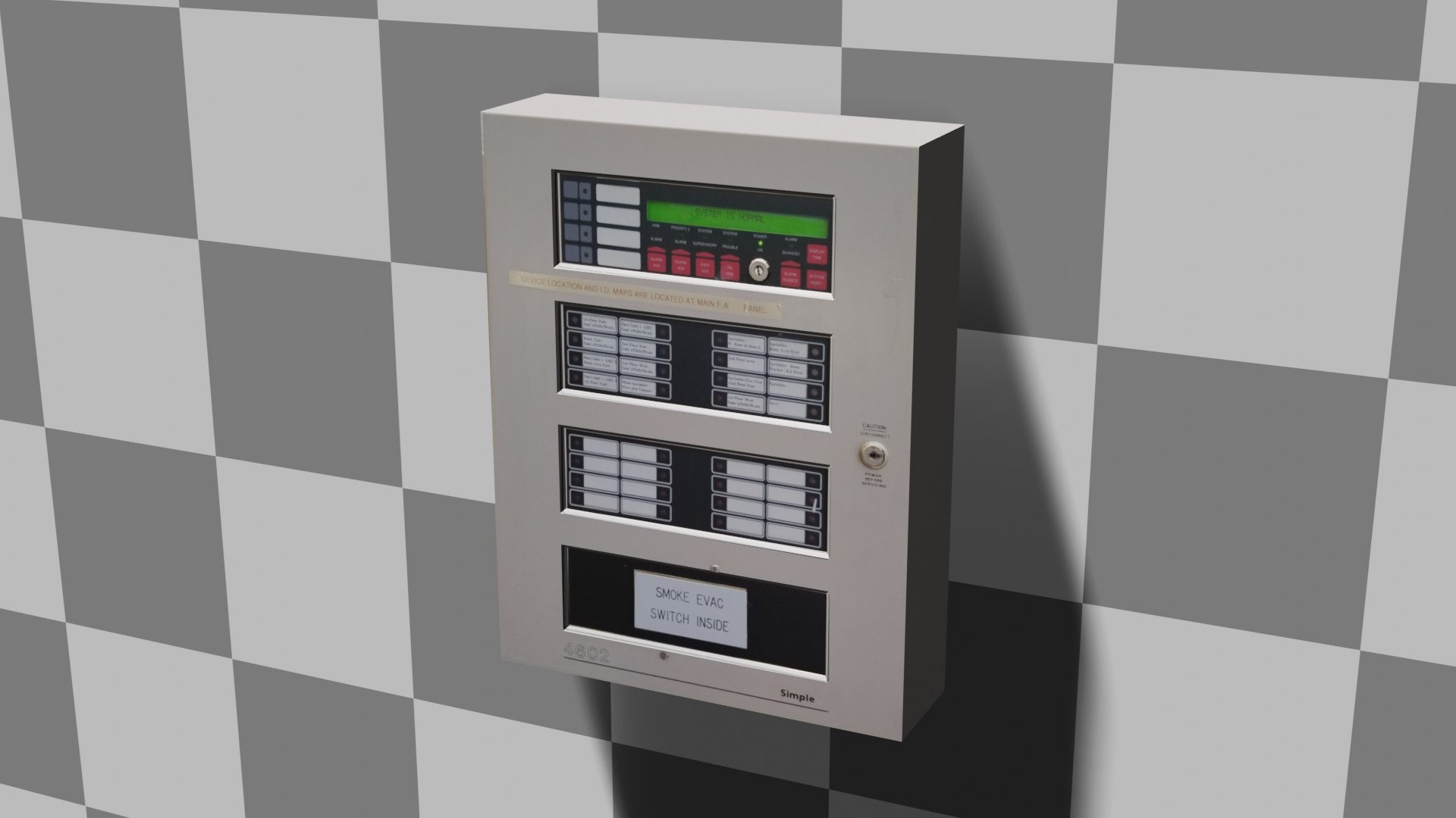 Wall electrical box 3D model - TurboSquid 1506864