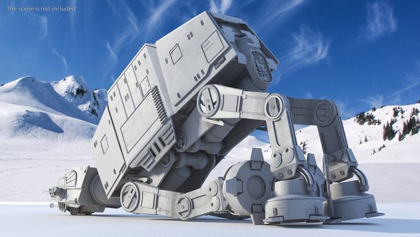 modelo 3d Star Wars AT-AT aparejado - TurboSquid 2108445