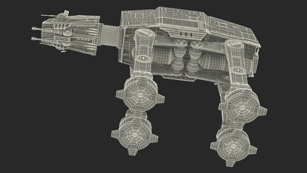 modelo 3d Star Wars AT-AT aparejado - TurboSquid 2108445