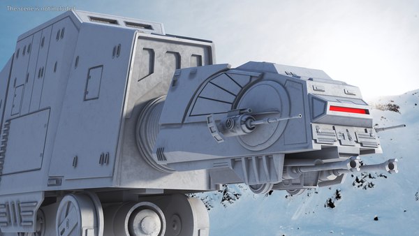 modelo 3d Star Wars AT-AT aparejado - TurboSquid 2108445