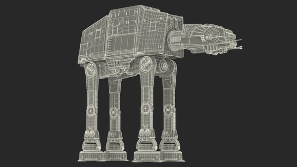 modelo 3d Star Wars AT-AT aparejado - TurboSquid 2108445