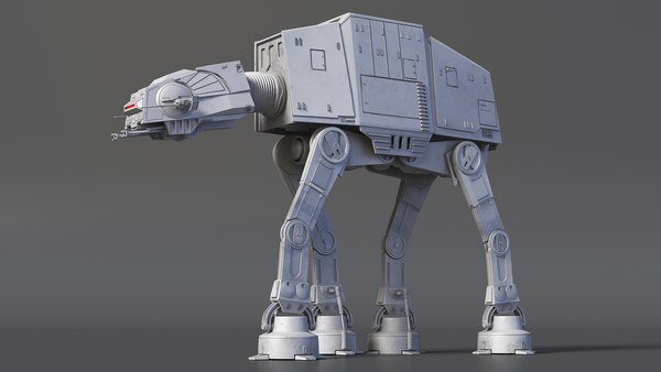 modelo 3d Star Wars AT-AT aparejado - TurboSquid 2108445