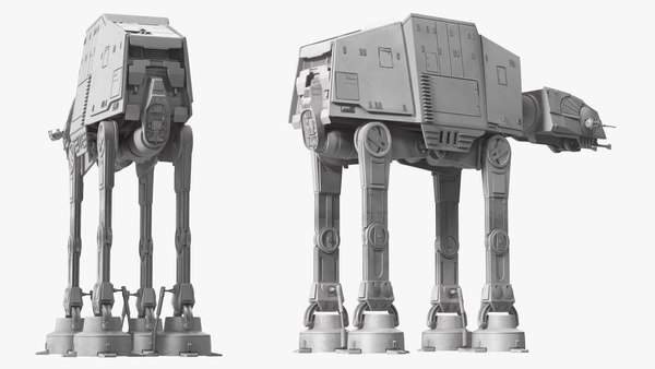 modelo 3d Star Wars AT-AT aparejado - TurboSquid 2108445