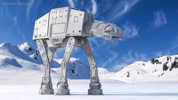 modelo 3d Star Wars AT-AT aparejado - TurboSquid 2108445
