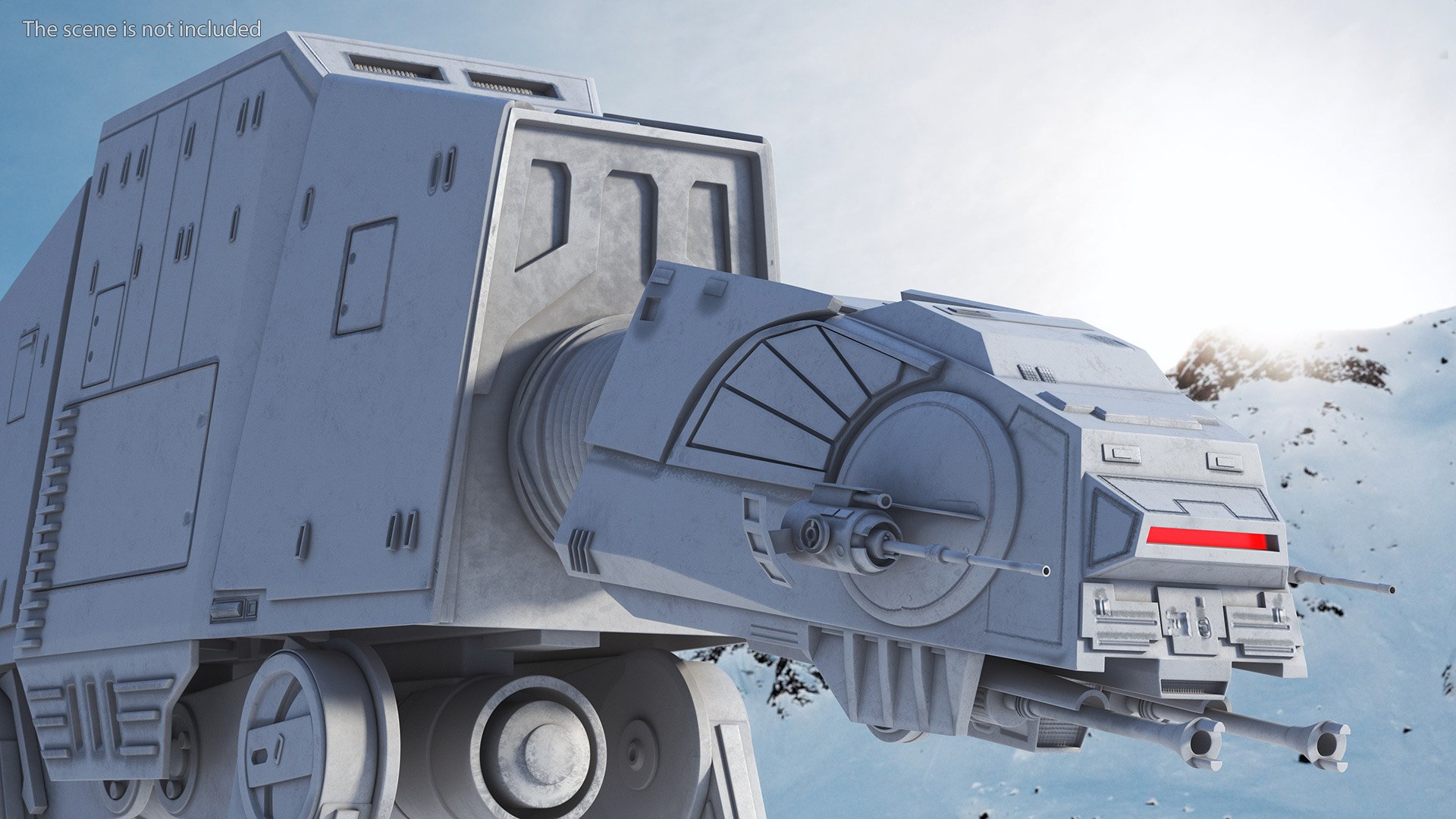 Star Wars AT-AT Rigged 3D model - TurboSquid 2108445