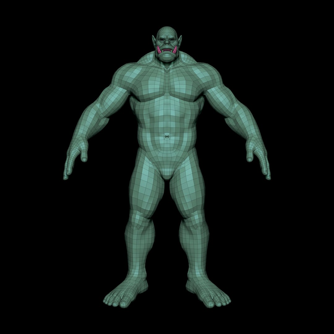 3D Orc Body Model - TurboSquid 1310131