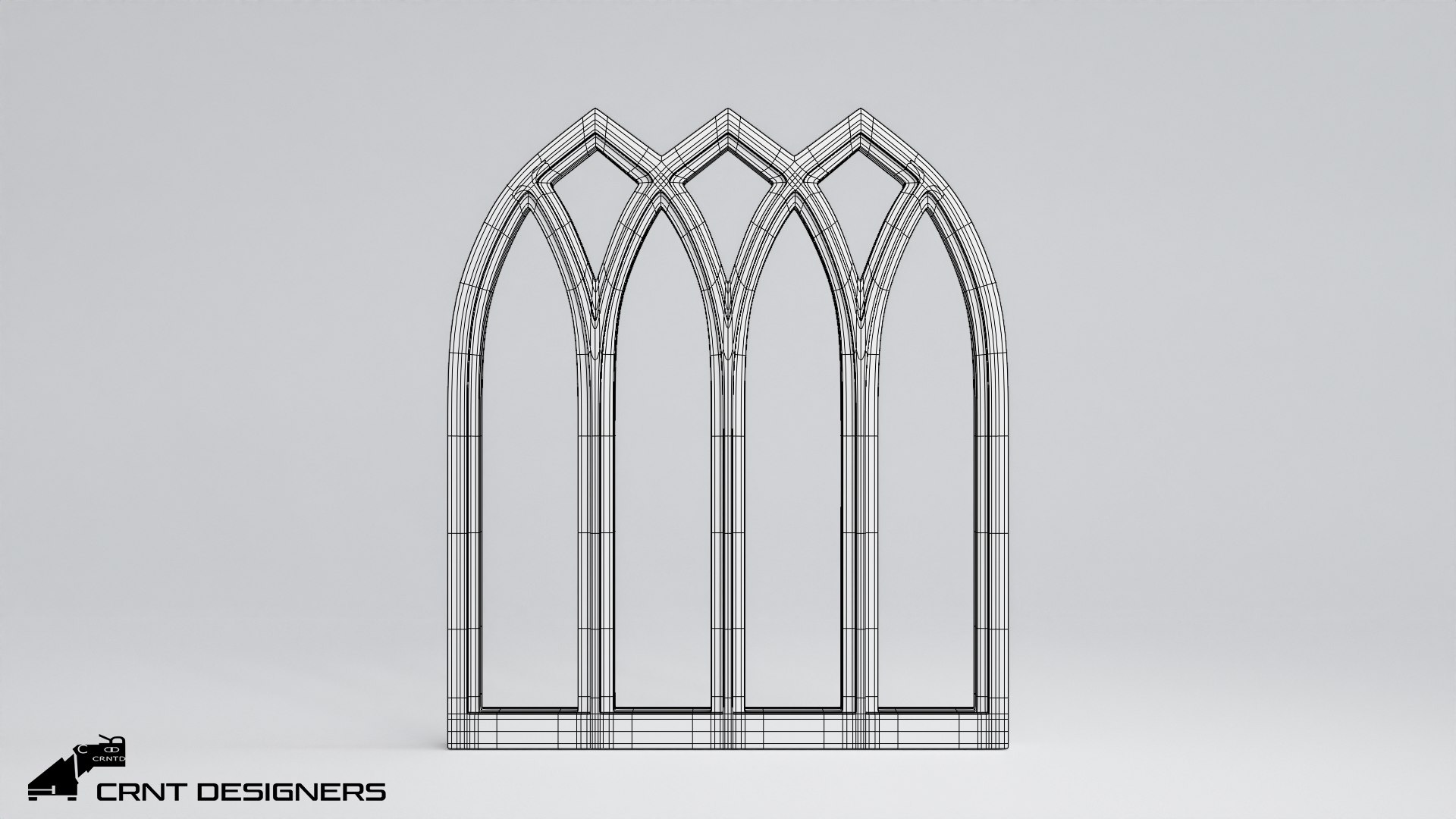 3D Gothic Window - TurboSquid 2286306