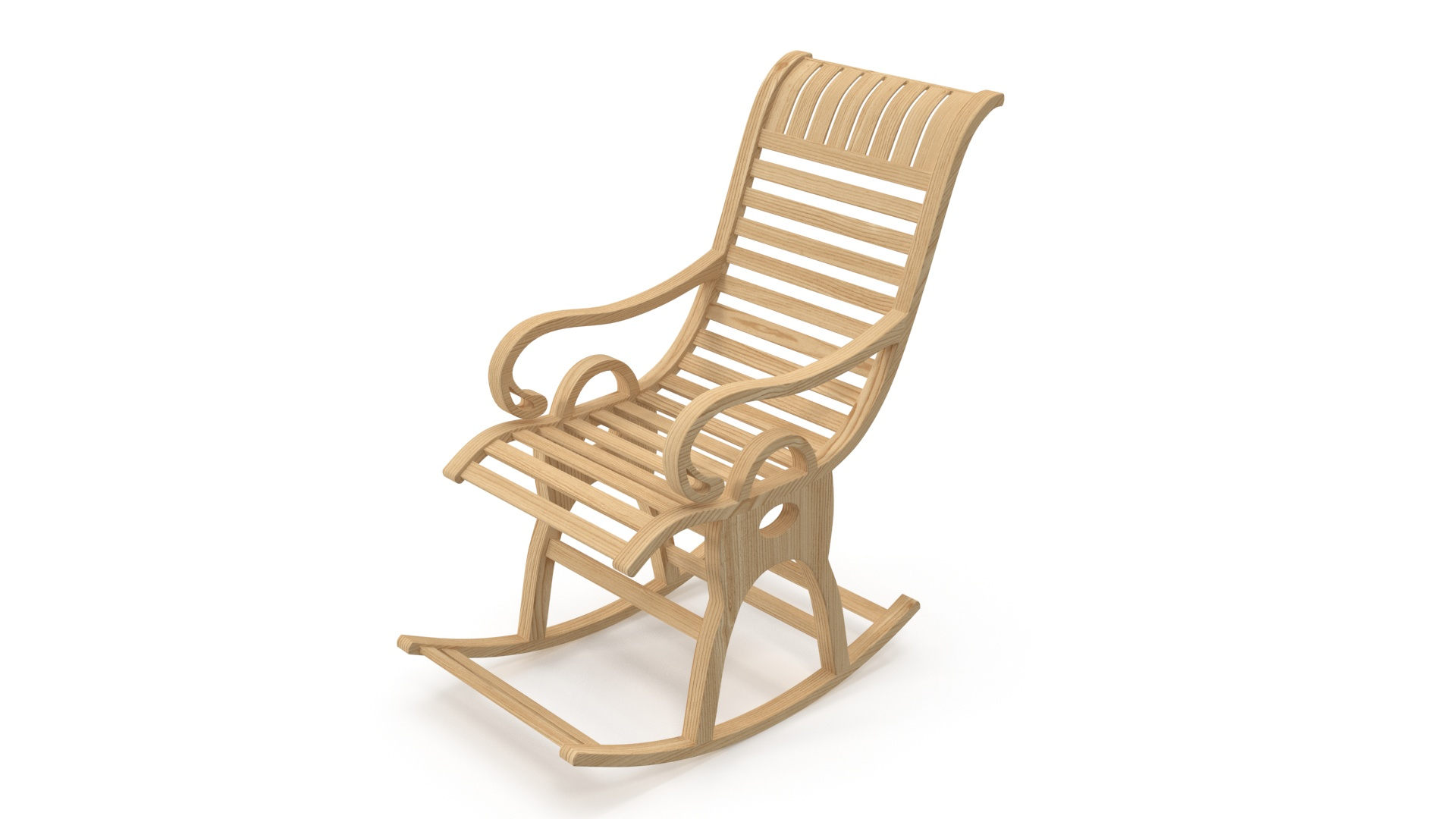 3D Model Rocking Chair - TurboSquid 2128468