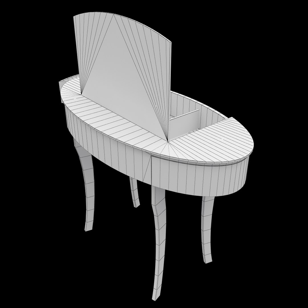 Dressing Table Diva 3d Model