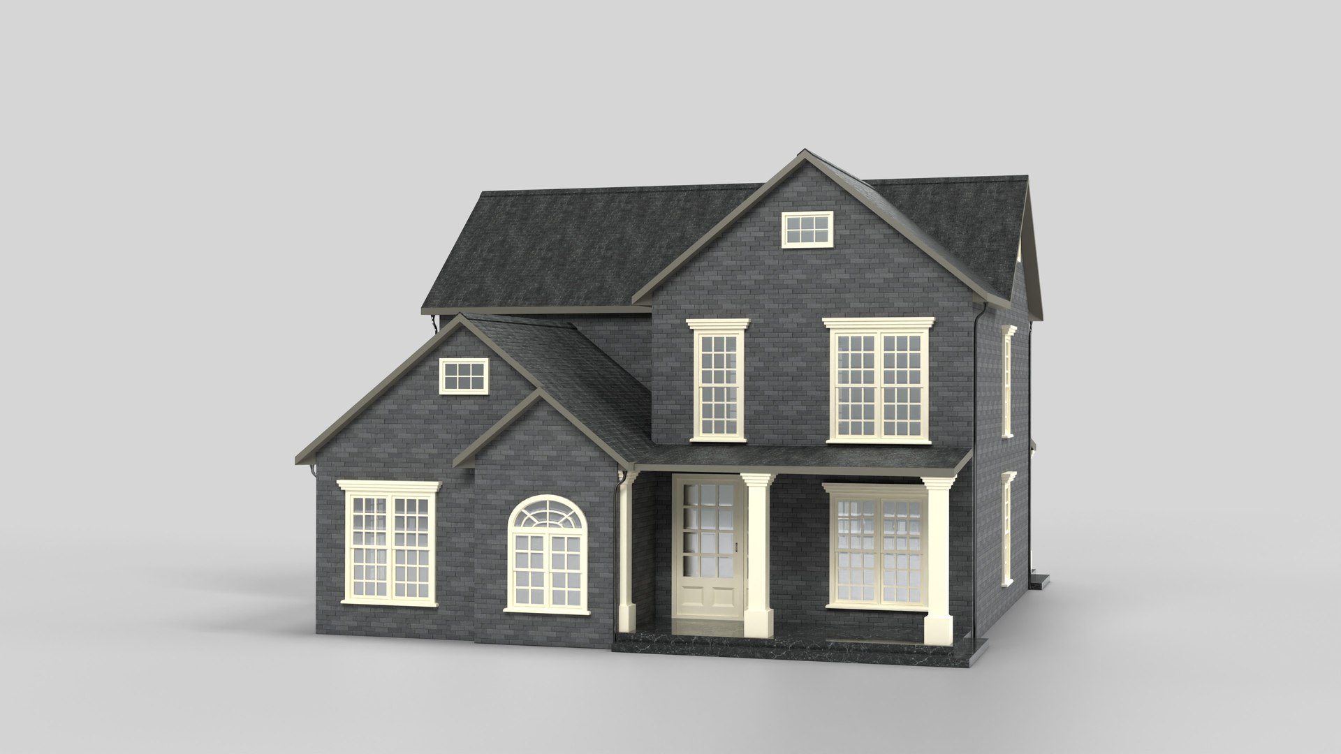 3D Neighborhood House 03T1 - TurboSquid 2211177