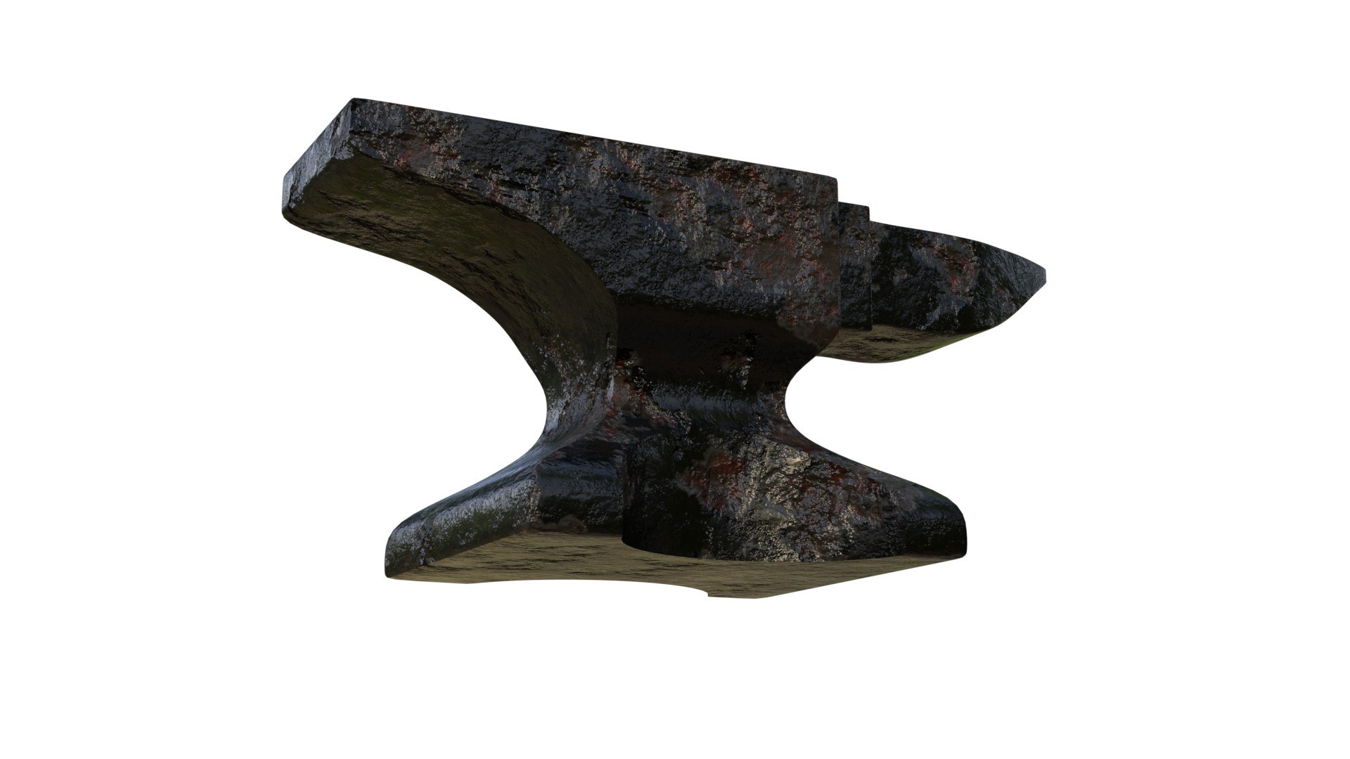 Rusty Anvil Old Realictic 3D Model 3D Model - TurboSquid 2198325