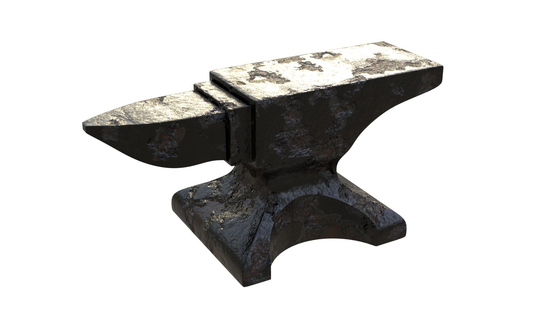 Rusty Anvil Old Realictic 3D Model 3D Model - TurboSquid 2198325