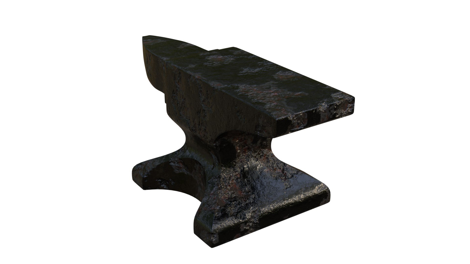 Rusty Anvil Old Realictic 3D Model 3D Model - TurboSquid 2198325
