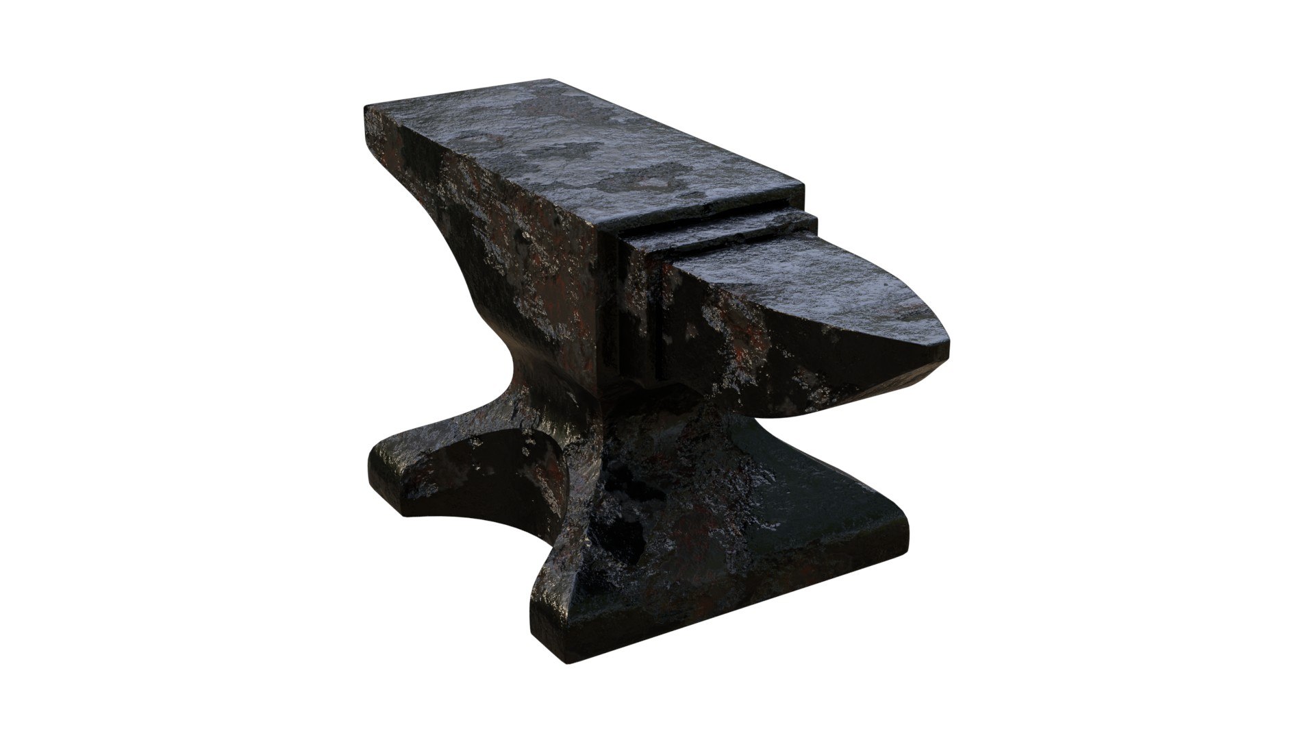 Rusty Anvil Old Realictic 3D Model 3D Model - TurboSquid 2198325