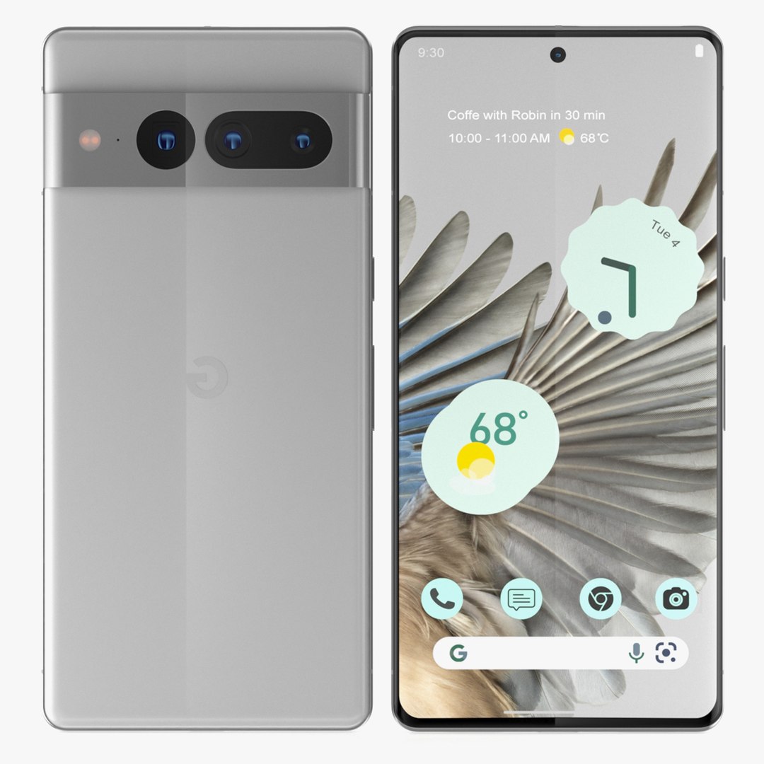 Google pixel 7 Pro Snow model - TurboSquid 2100949