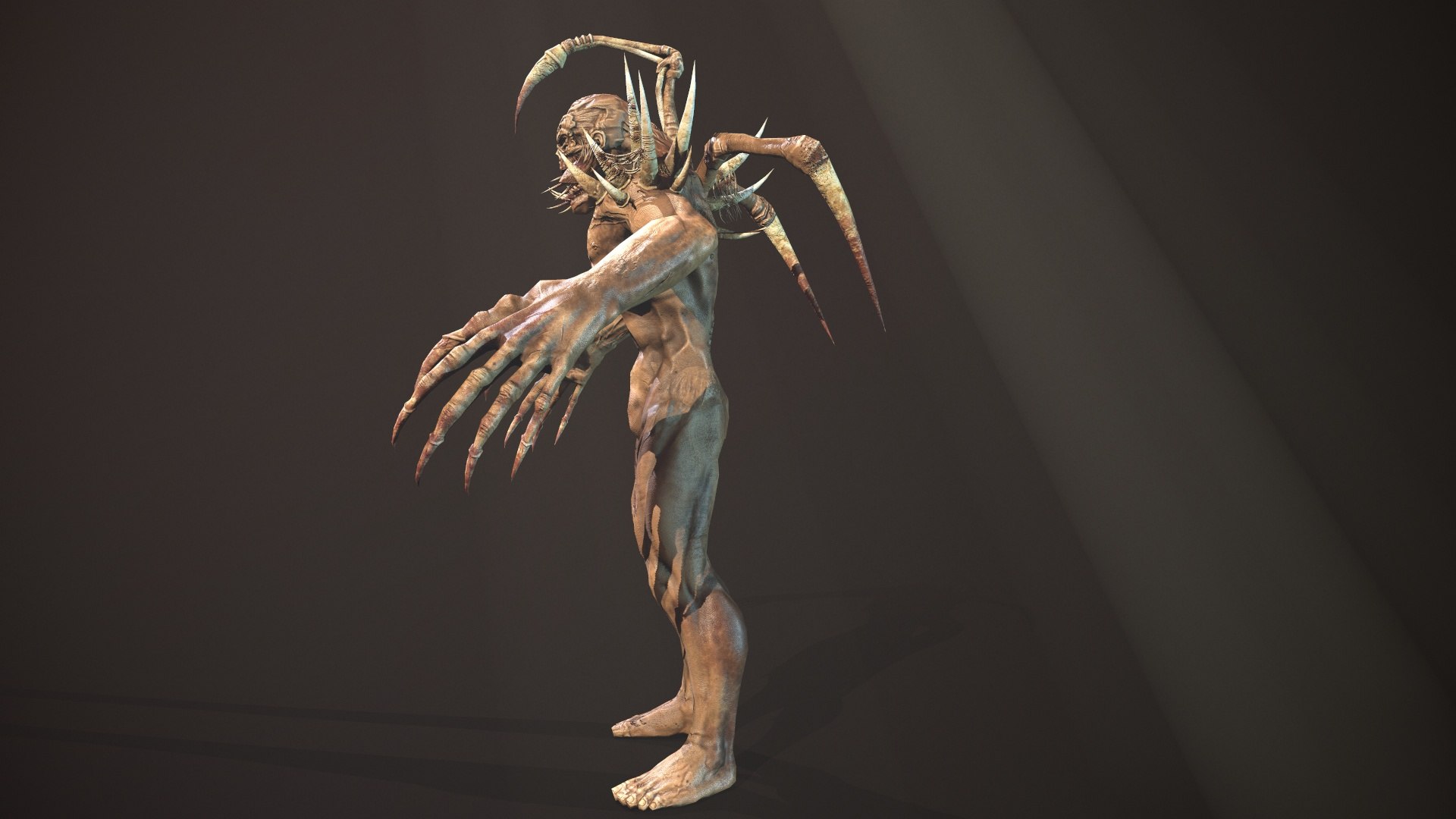 3D Character Mutant Monster Model - TurboSquid 1419537