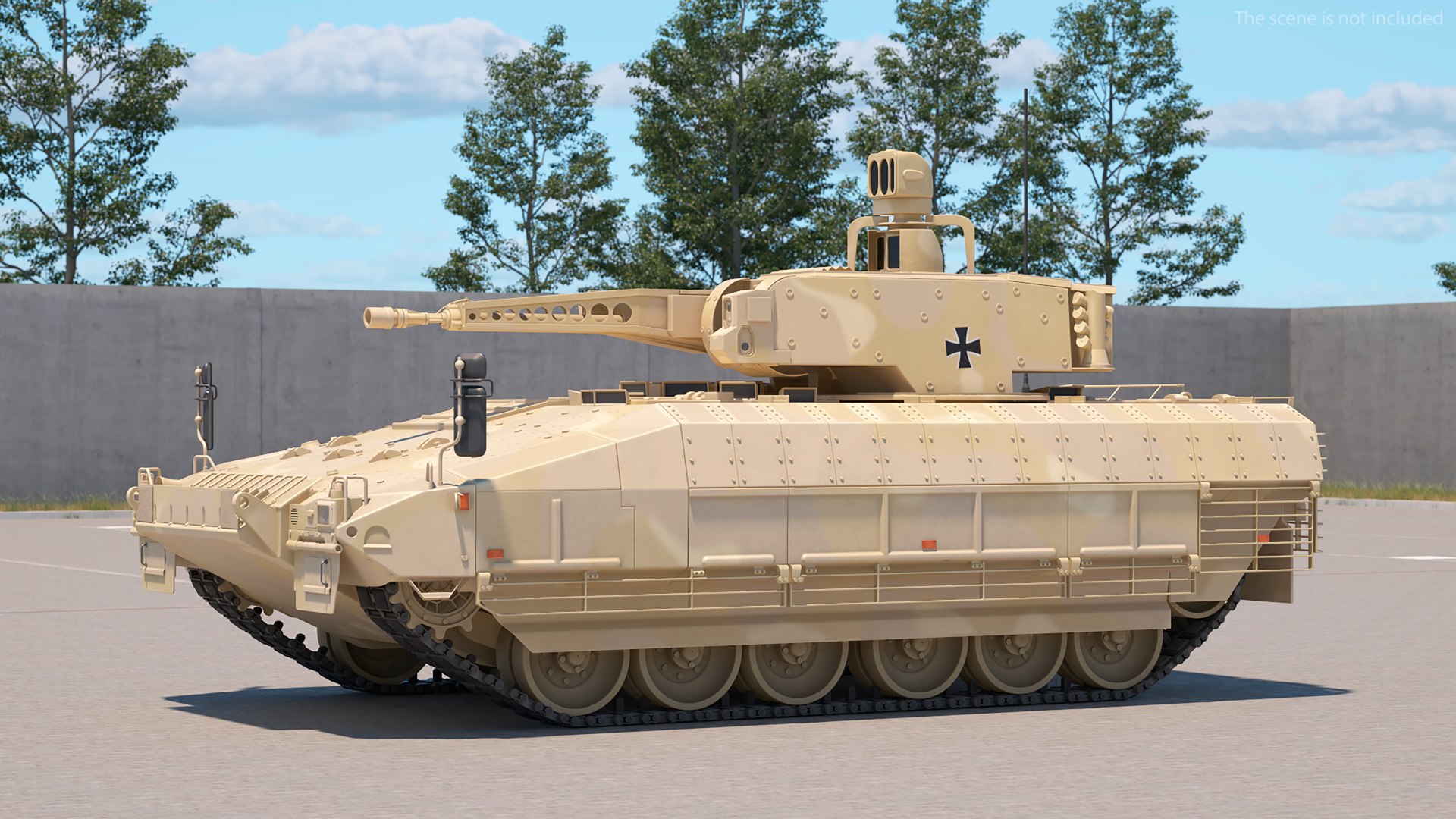 Puma German IFV Military Tank Sandy Rigged 3D Model - TurboSquid 2290793