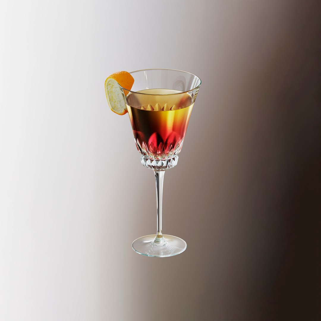 Cocktail Cosmopolitan Model - TurboSquid 1895061