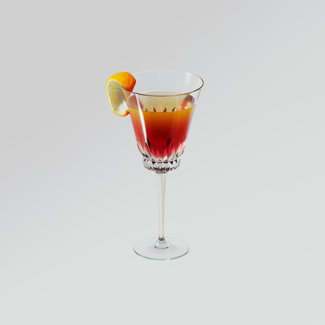 Cocktail Cosmopolitan Model - TurboSquid 1895061