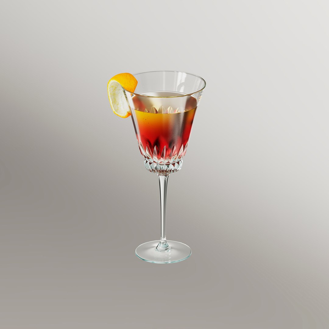 Cocktail Cosmopolitan Model - TurboSquid 1895061