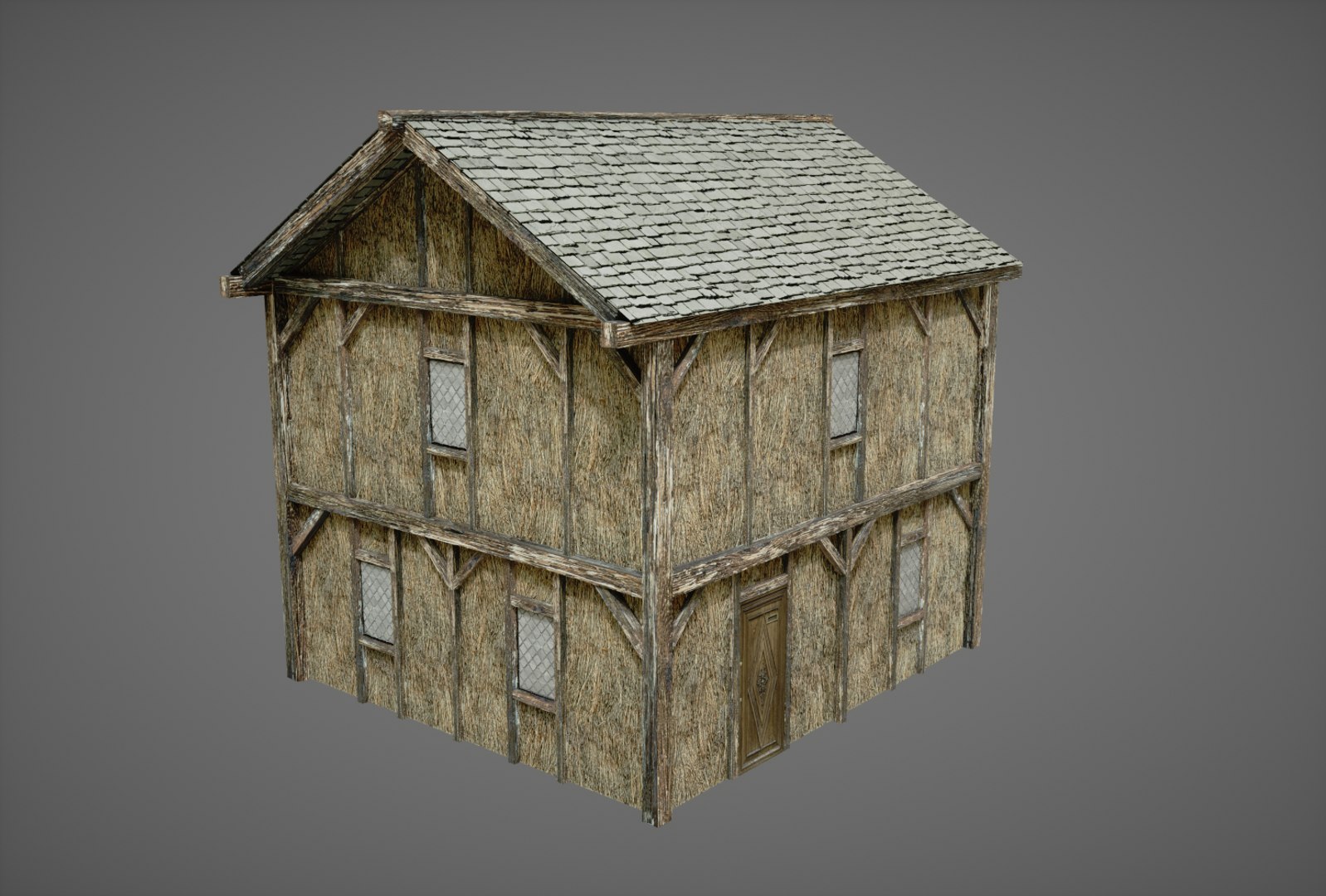 3D Medieval House Modular Structure Model - TurboSquid 1620250
