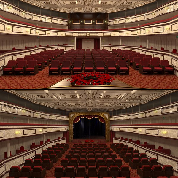 3D Theatre Building - TurboSquid 2009919