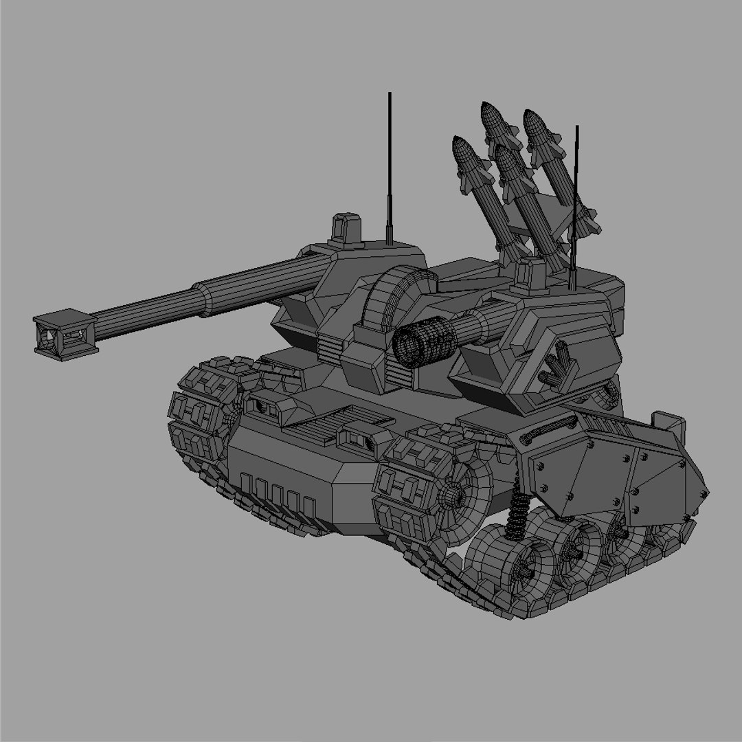 3D Concept Tank 08 - TurboSquid 1933763