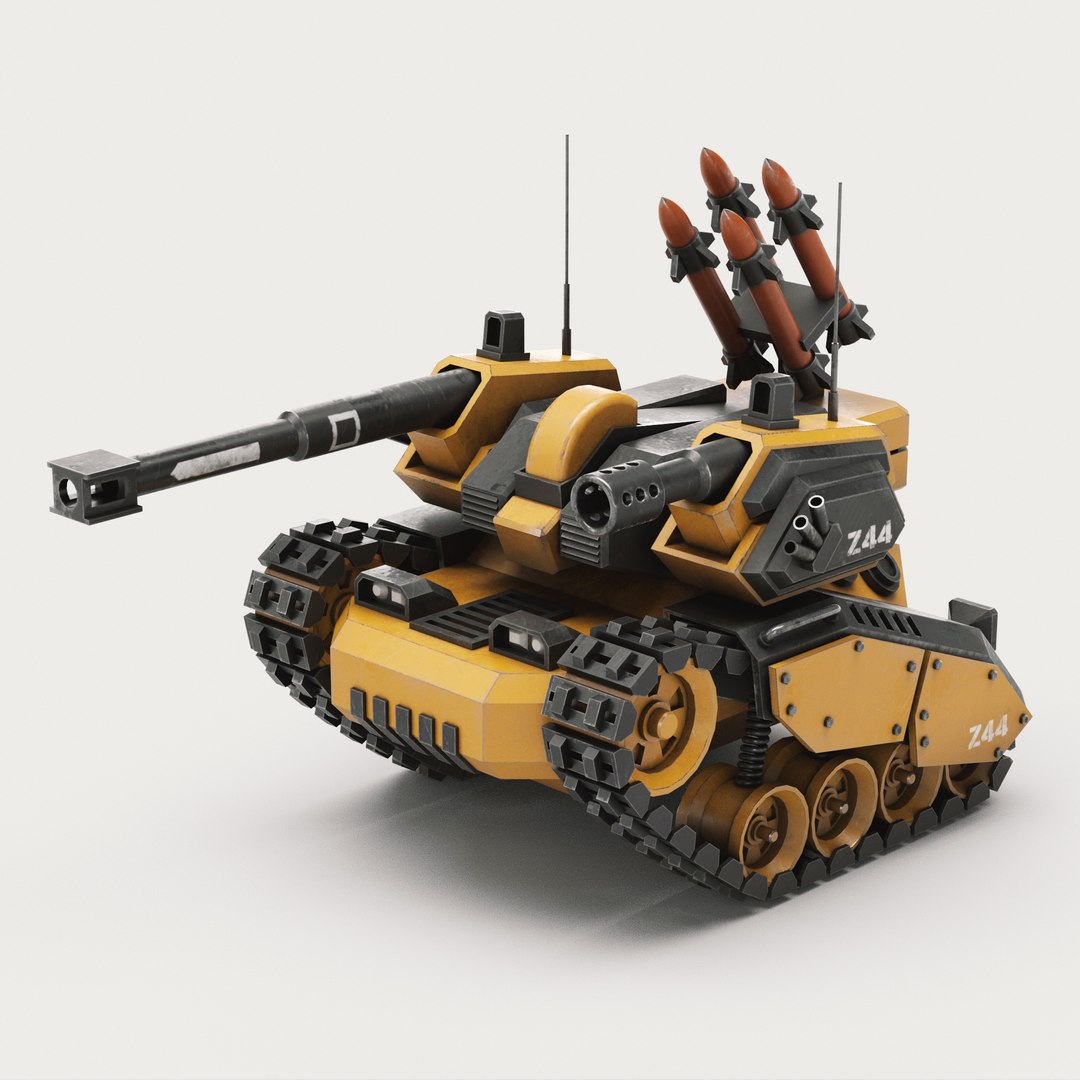 3D Concept Tank 08 - TurboSquid 1933763
