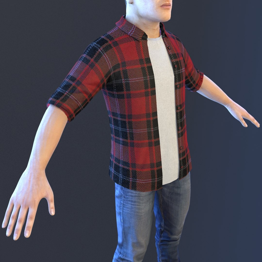 Casual man model - TurboSquid 1412214