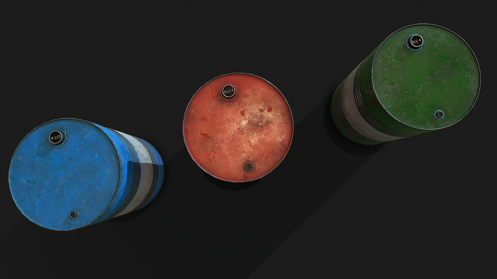 Fuel Barrels 3D - TurboSquid 2152282