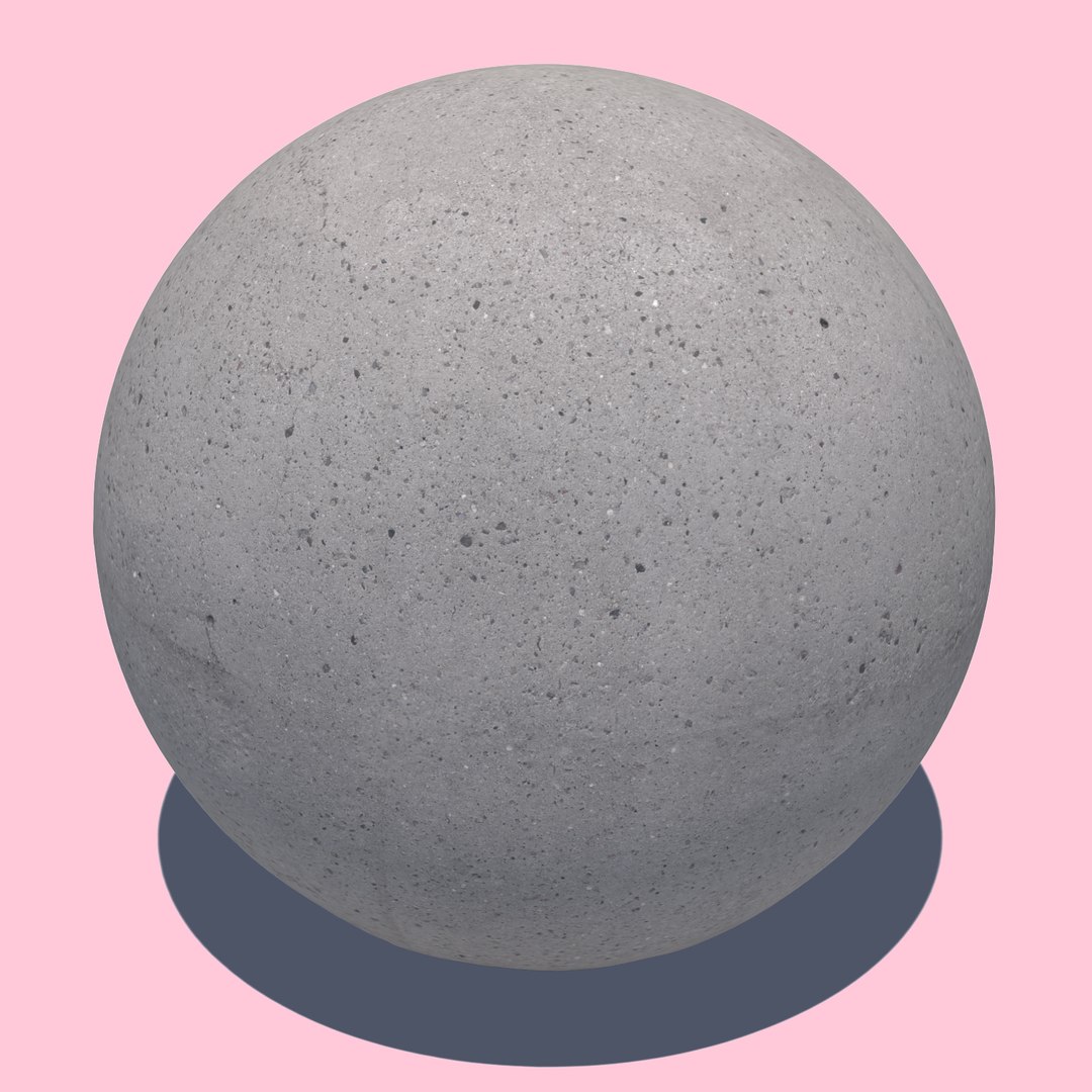Concrete ball model - TurboSquid 1233267