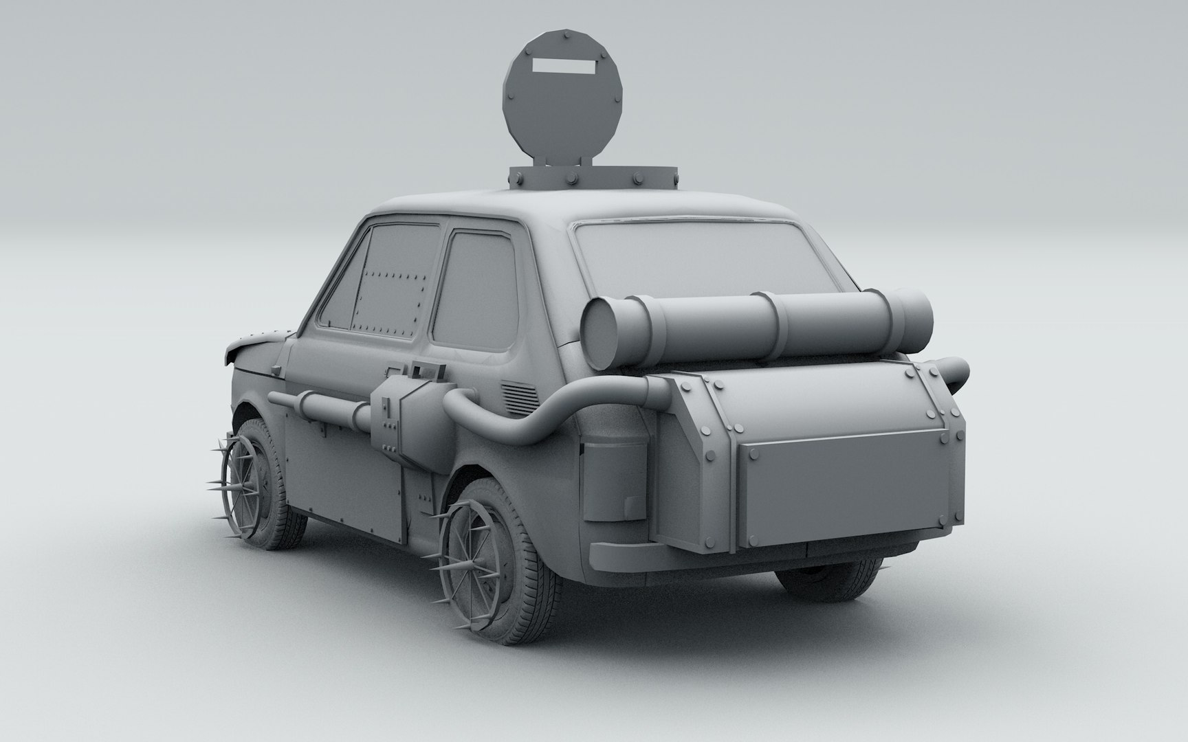 Maluch War Zone Model - TurboSquid 1450788