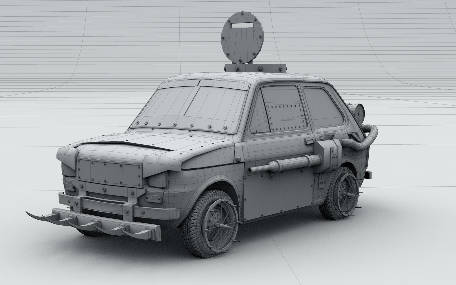 Maluch War Zone Model - TurboSquid 1450788