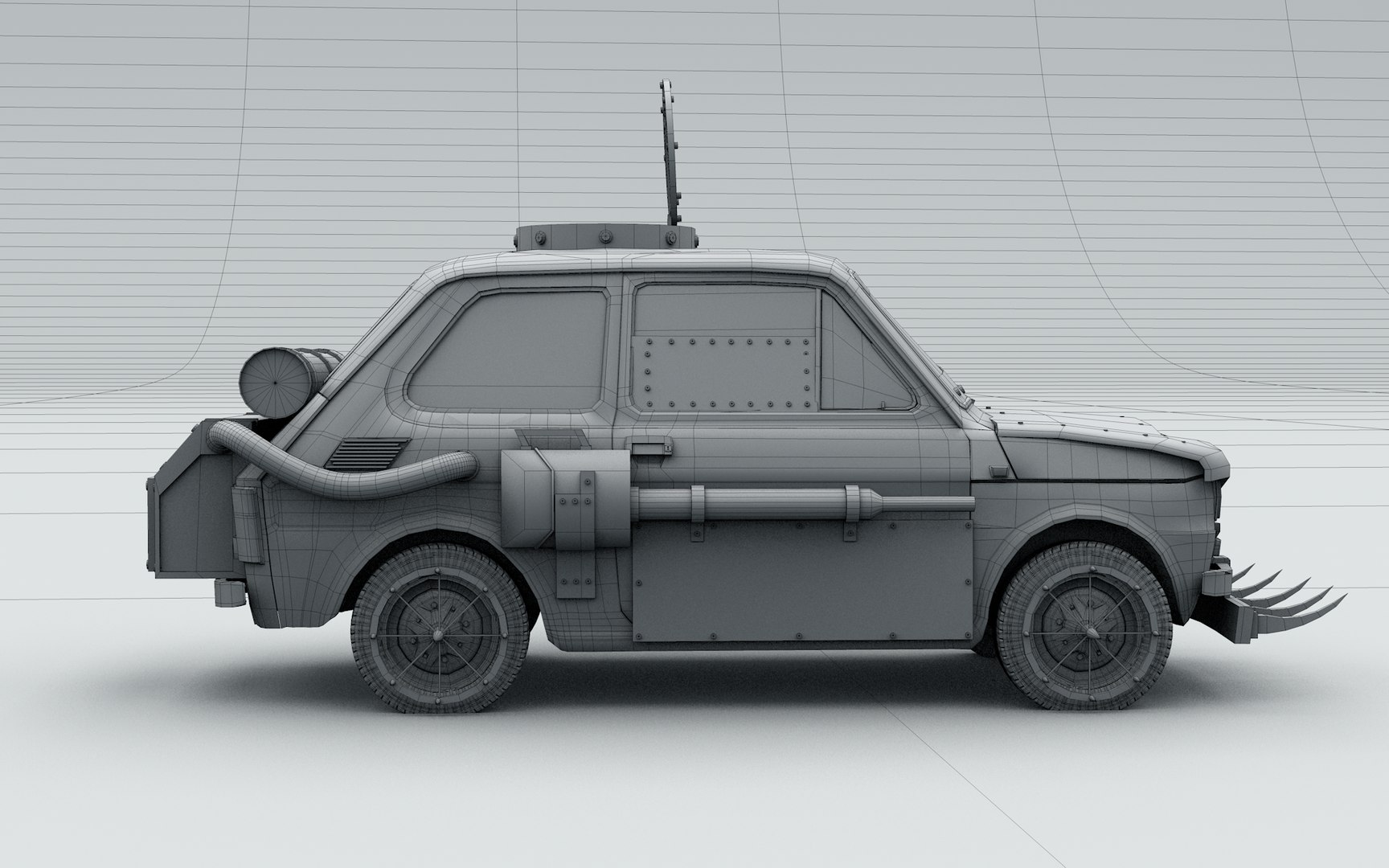 Maluch War Zone Model - TurboSquid 1450788