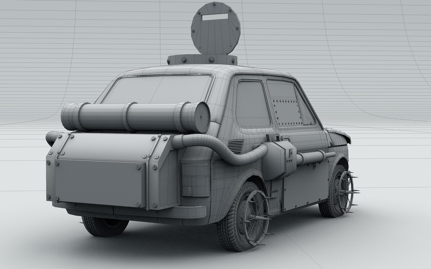 Maluch War Zone Model - TurboSquid 1450788