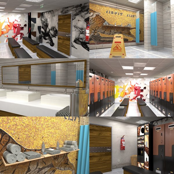 Boxing Stadium and Locker Room 3D - TurboSquid 1755237