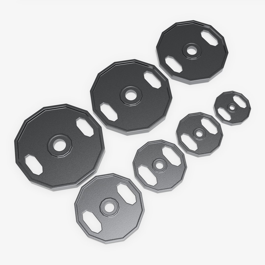 Weight set 3D model - TurboSquid 1666773