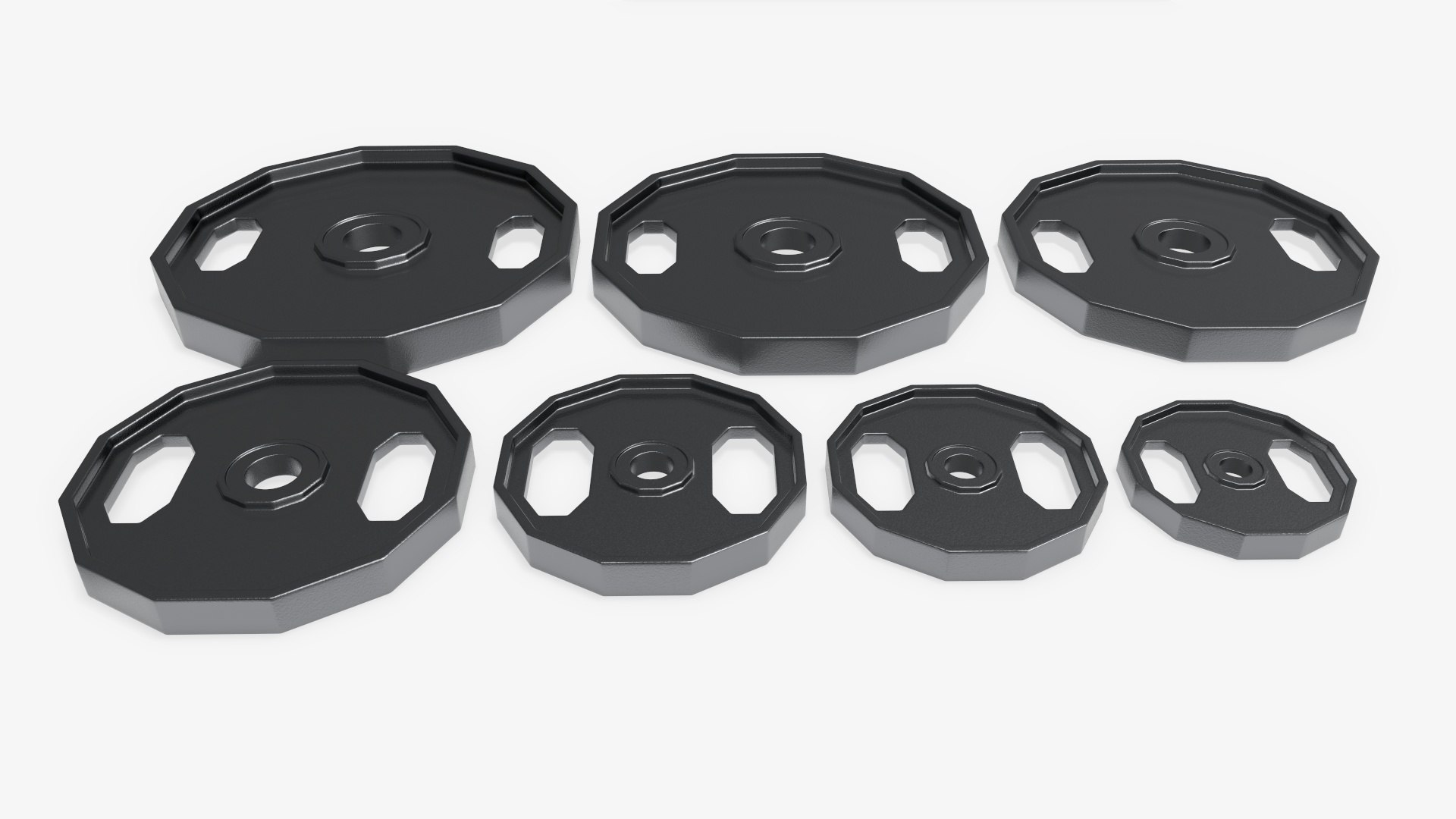 Weight set 3D model - TurboSquid 1666773