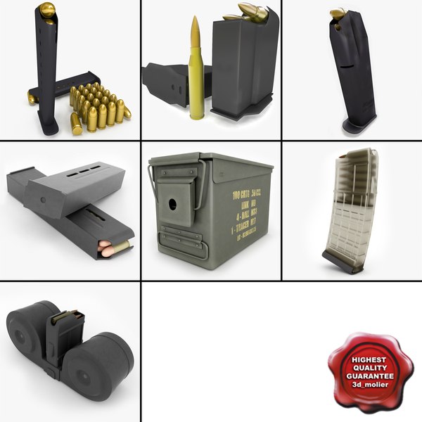 magpul pmag 30 magazine 3d model
